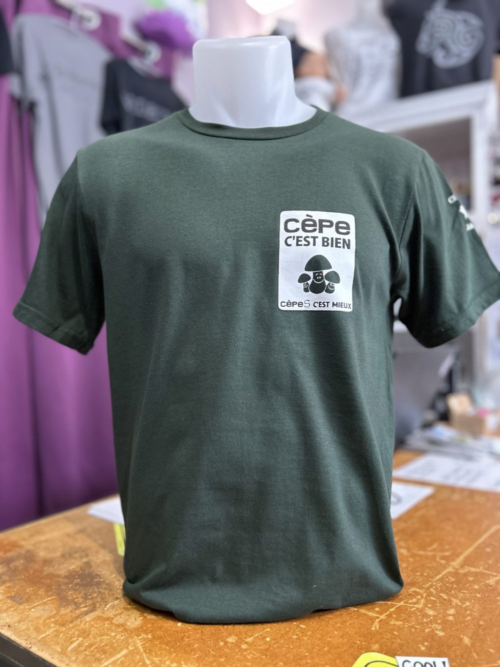 Cèpe kaki - Textiles